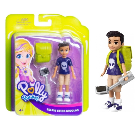 Mattel | Toys | Polly Pocket Active Pose Selfiestick Photo Journalistic ...